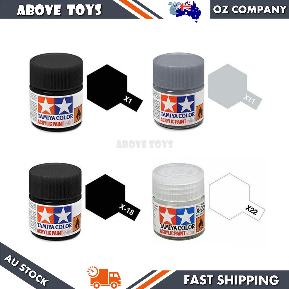Tamiya 10ML Acrylic Gloss Paint Mini 33 Colors Choices | eBay