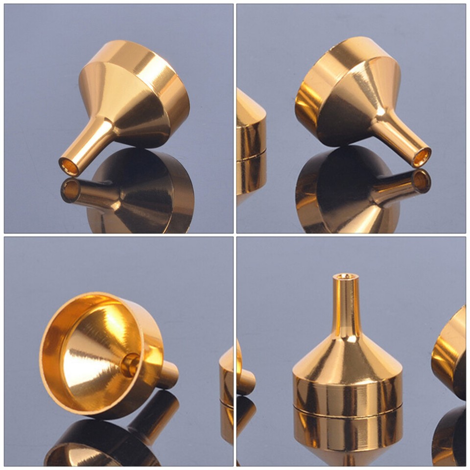 5pcs Mini Metal Funnels for Transferring Liquid Spices Perfume ...