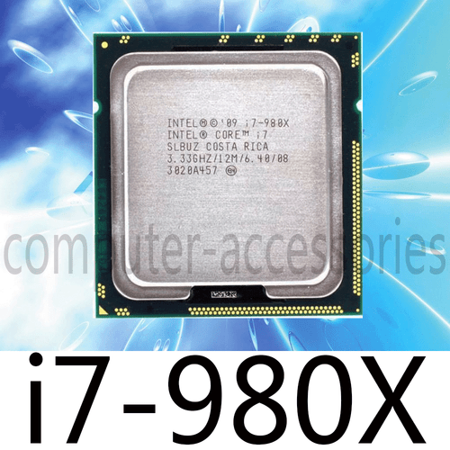 Intel Core i7-980X SLBUZ 3.33GHz 6 Core 12M CPU LGA1366 CPU Processor ...