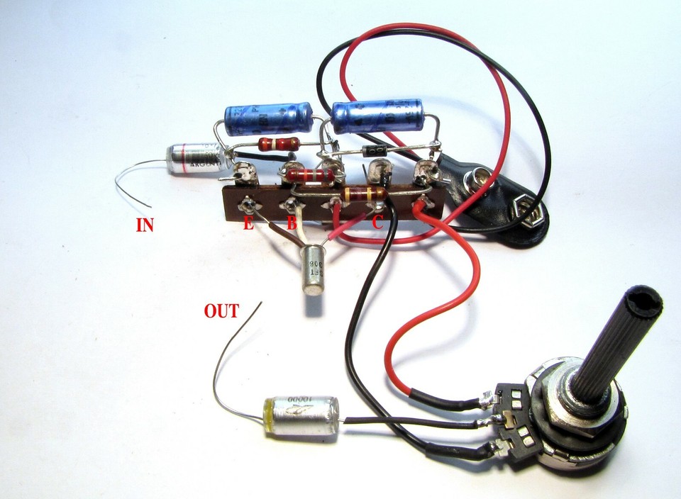 Treble Booster Rangemaster vintage kit MP21D germanium Piher Allen ...