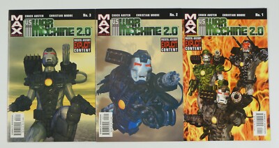 U.S. War Machine 2.0 #1-3 VF/NM complete series - chuck austen - marvel ...