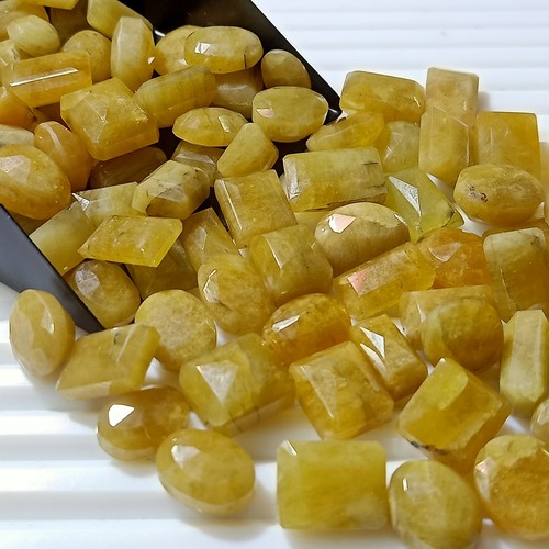 50 Ct Natural Untreated Heliodor Beryl 5 To 15 Carat Mix Cut Wholesale ...