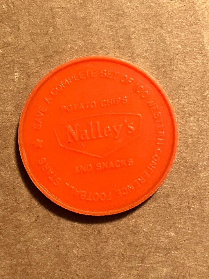 1964 NALLEYS CFL FOOTBALL PLASTIC COIN: #7 SONNY HOMER, B. C. LIONS | eBay