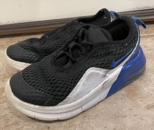 Nike Air Max Motion 2 Black Blue White Toddler Size 7C | eBay