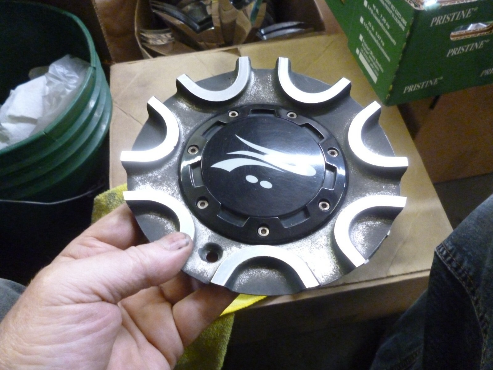 Platinum Center Cap (B9113) # App Width 6 7/8 inches 4 Center caps for ...