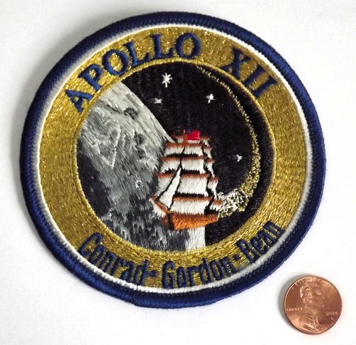 Patch - Apollo XII - Apollo 12 - 4" Across - Cloth Back - Conrad - Gordan - Bean | eBay