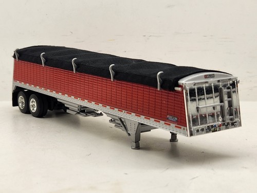 1/64 DCP Red With Black Tarp Wilson Commander Hopper Bottom Trailer | eBay