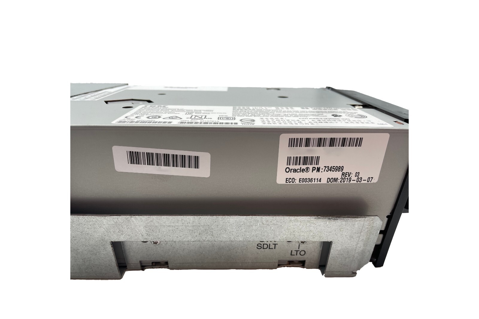 Oracle StorageTek LTO8 (IBM) FC Tape Drive and Tray for SL8500, 7345989 ...