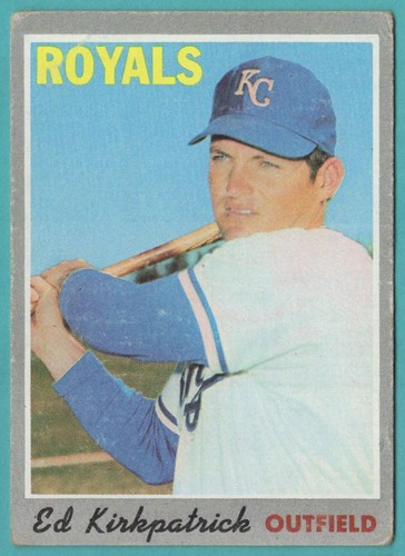 1970 Topps Ed Kirkpatrick Kansas City Royals #165 | eBay