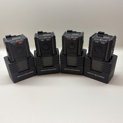Lot of 4 Motorola WatchGuard VXL1 Vista XLT Body Camera DVR w/ Charging ...