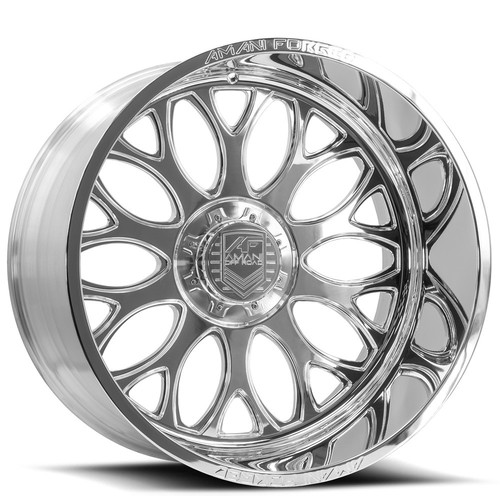 30x16 Amani Tango Polished Wheels Blank (-101mm) Set of 4 | eBay