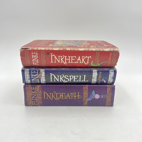 Inkheart Trilogy Hardcover Book Lot Cornelia Funke Inkheart Inkdeath ...
