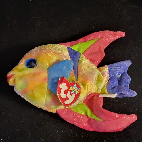 Ty Beanie Baby - ARUBA the Angel Fish 7" NEW MWMTs Plush Stuffed Animal ...