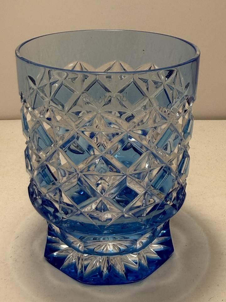 Faberge Na Zdorovye Azure Blue Cut to Clear Cased Crystal DOF Whisky | eBay