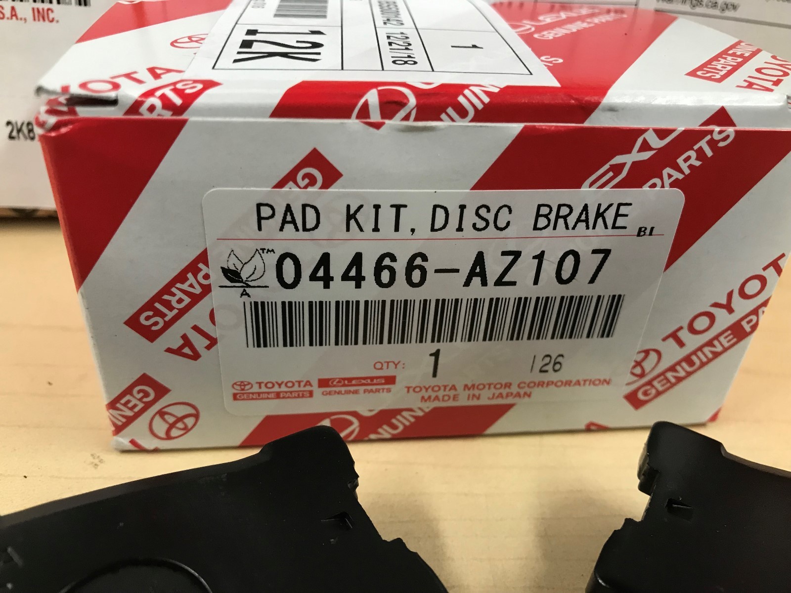 2006-2018 RAV4 NEW REAR GENUINE TOYOTA BRAKE KIT OEM ROTORS TCMC PADS ...