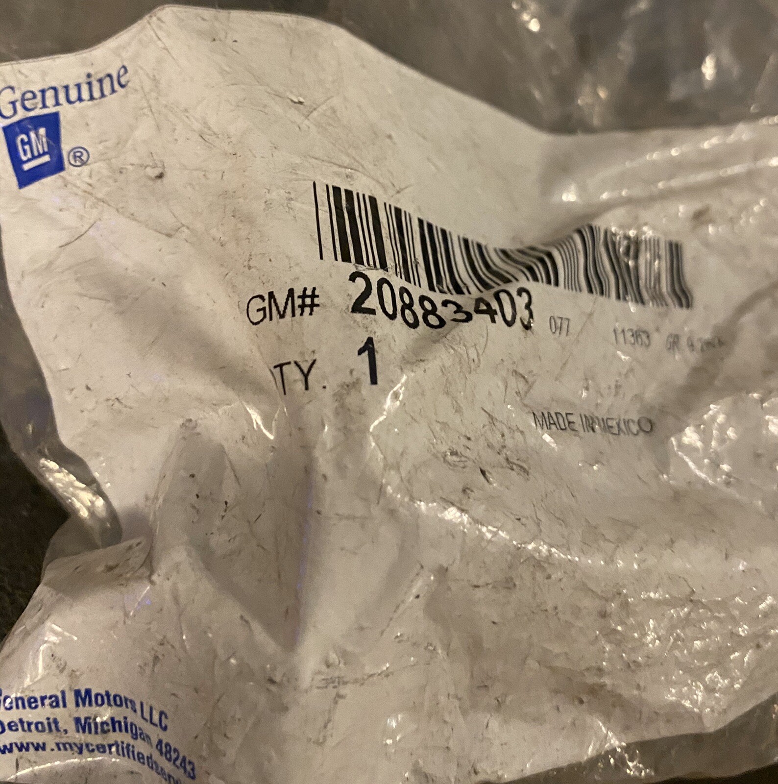 General Motors Genuine OEM Parts 20883403 for sale online | eBay