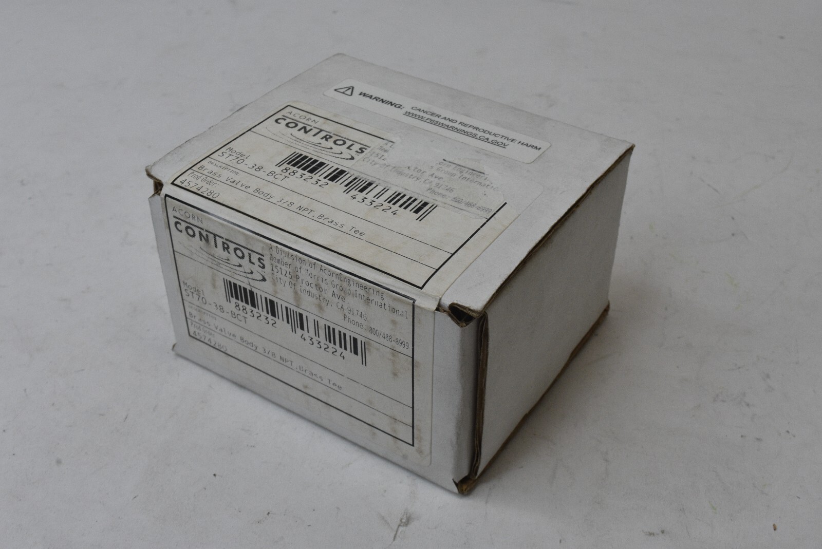 Acorn St70-38-bct Tempering Valve Compression Inlet Brass for sale ...