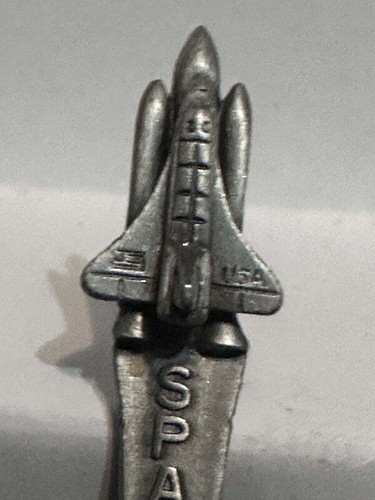 Kennedy Space Center Space Shuttle Pewter Souvenir Spoon | eBay