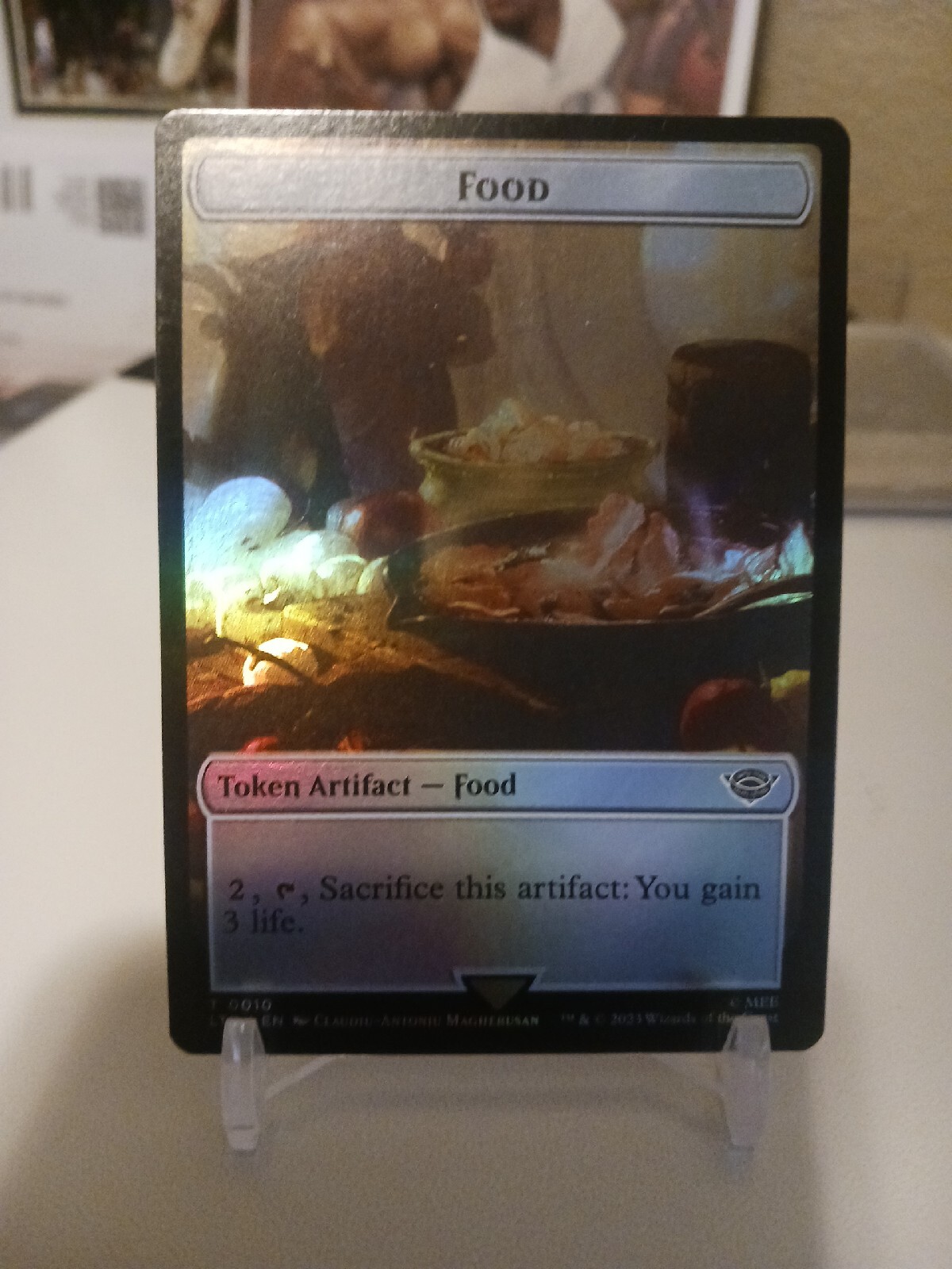 FOIL SMAUG TOKEN (07) The Lord Of The Rings Magic MTG | eBay