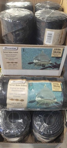 SecureLine #36 Tarred Nylon Setline / Bank Line, 486 ft. 235 lb. Test ...