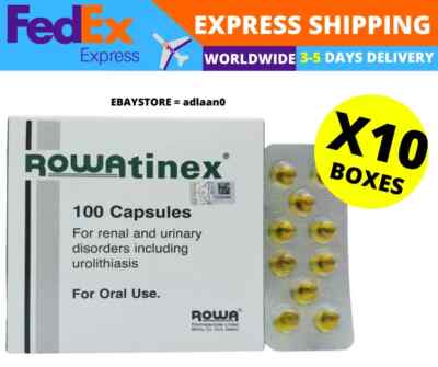 10 Box Rowatinex 100 Capsules For Renal & Urinary Disorders | eBay