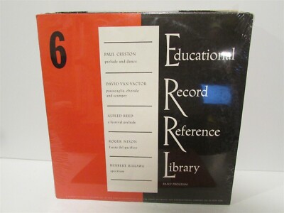 EDUCATIONAL RECORD REFERENCE LIBRARY Band Program Album 6 VINYL LP 1968 SEALED | eBay