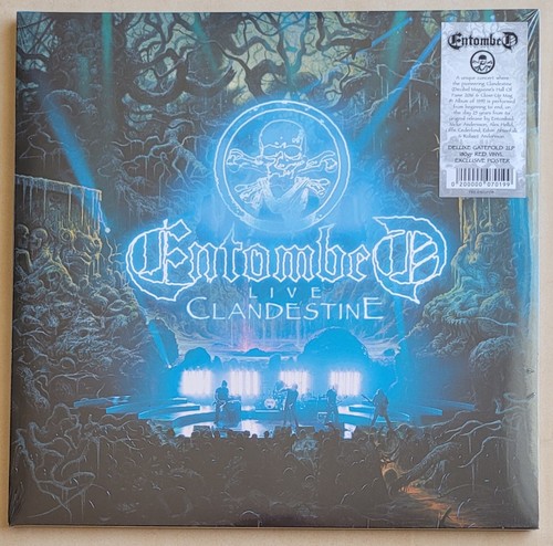 ENTOMBED - Clandestine Live / Vinyle 33T 2LP Rouge + Poster - 2019 ...