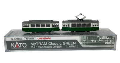 KATO N Scale Model Railway My Tram Classic GREEN Tram Train 14-806-2 ...