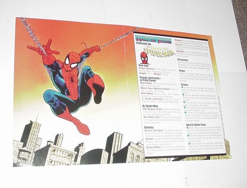 Spider-Man Poster #128 Bio w/ art by John Romita Sr | eBay