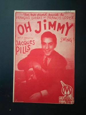 Partitur Klein Format " Oh JIMMY Jacques Pills " | eBay