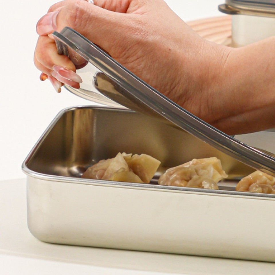 Food Storage Container Stainless Steel Kitchen Storage Box with ...