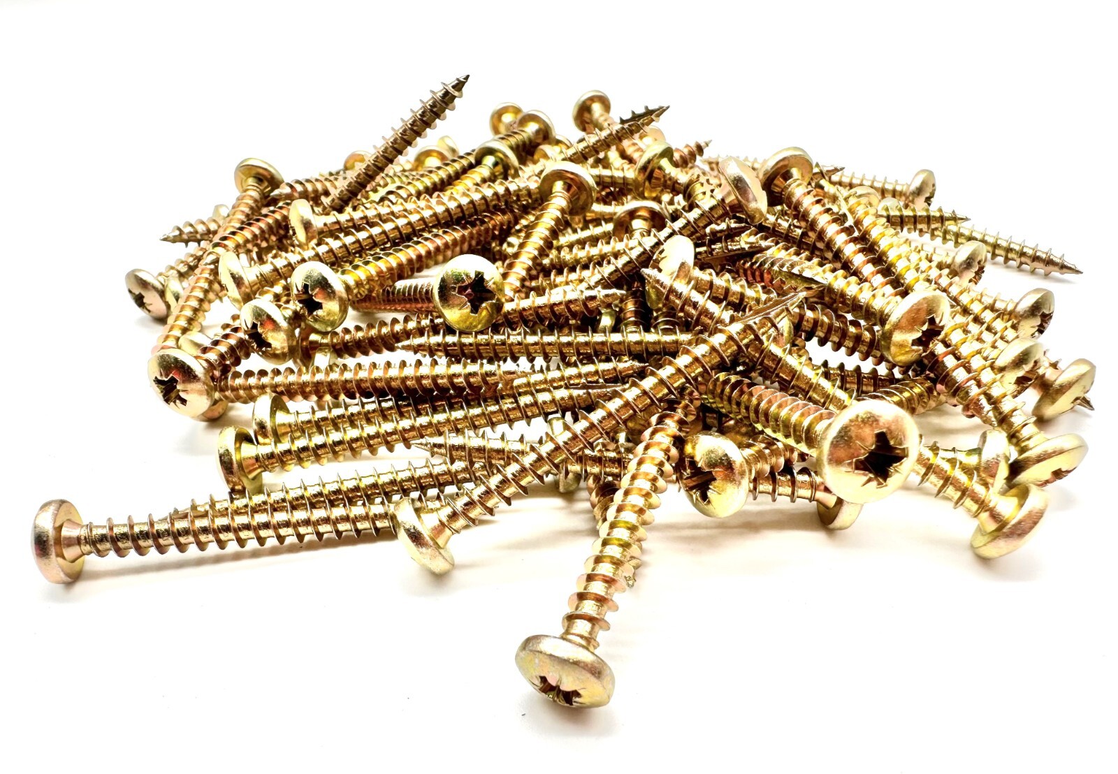 5MM x 50MM PAN HEAD WOOD SCREWS POZI ROUND HEAD WOODSCREWS 2" 2 INCH ...