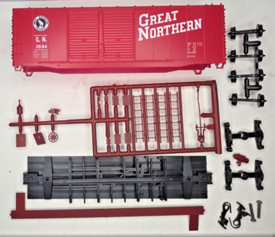 HO Scale Box Car Double Door Mckean Kit #301 I Great Northern 3594 | eBay
