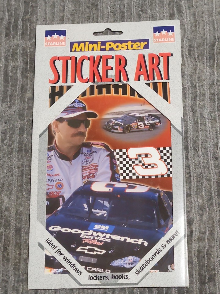 ️Dale Earnhardt Sticker Art 1998 Collage Starline Mini-Poster #3 GM ...