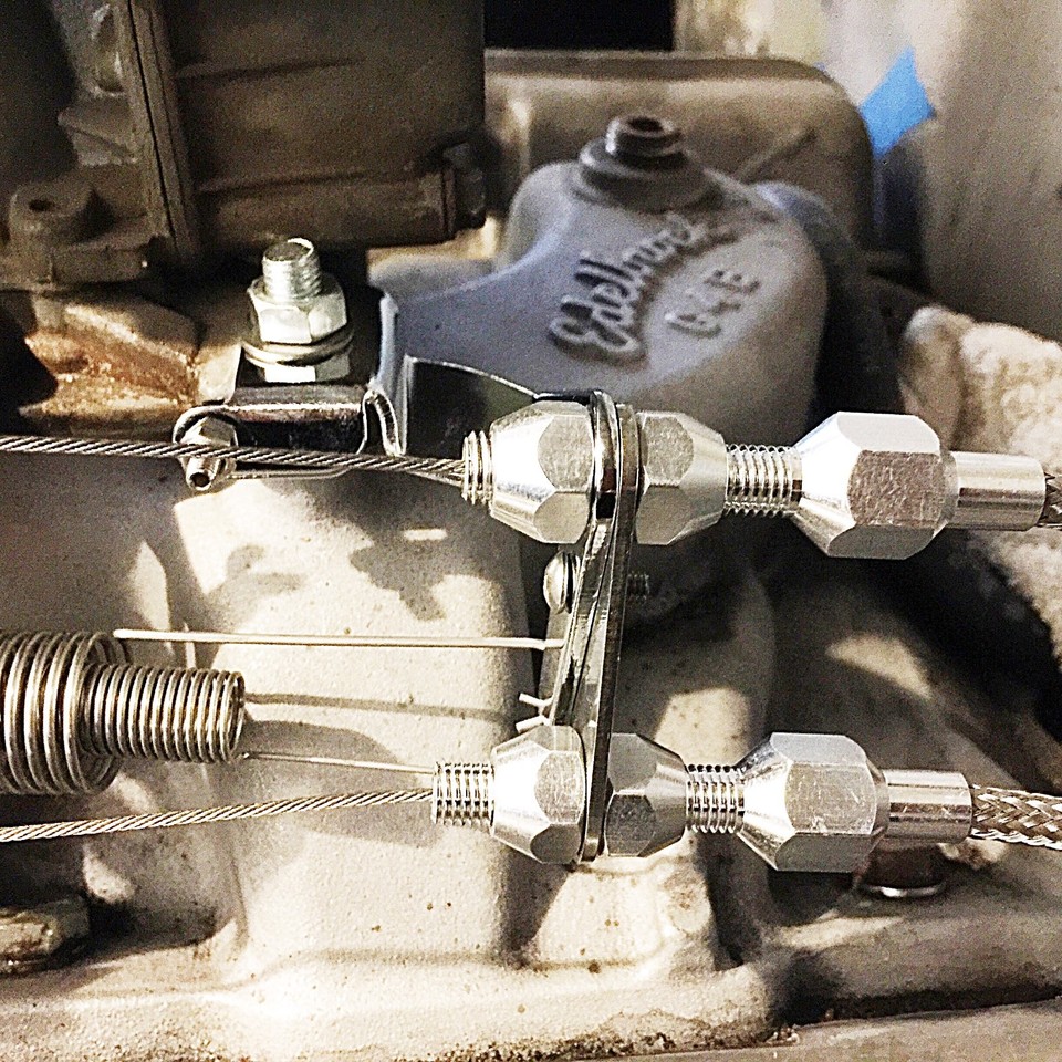 S/S Throttle and TH350 Kickdown Cable Kit | eBay