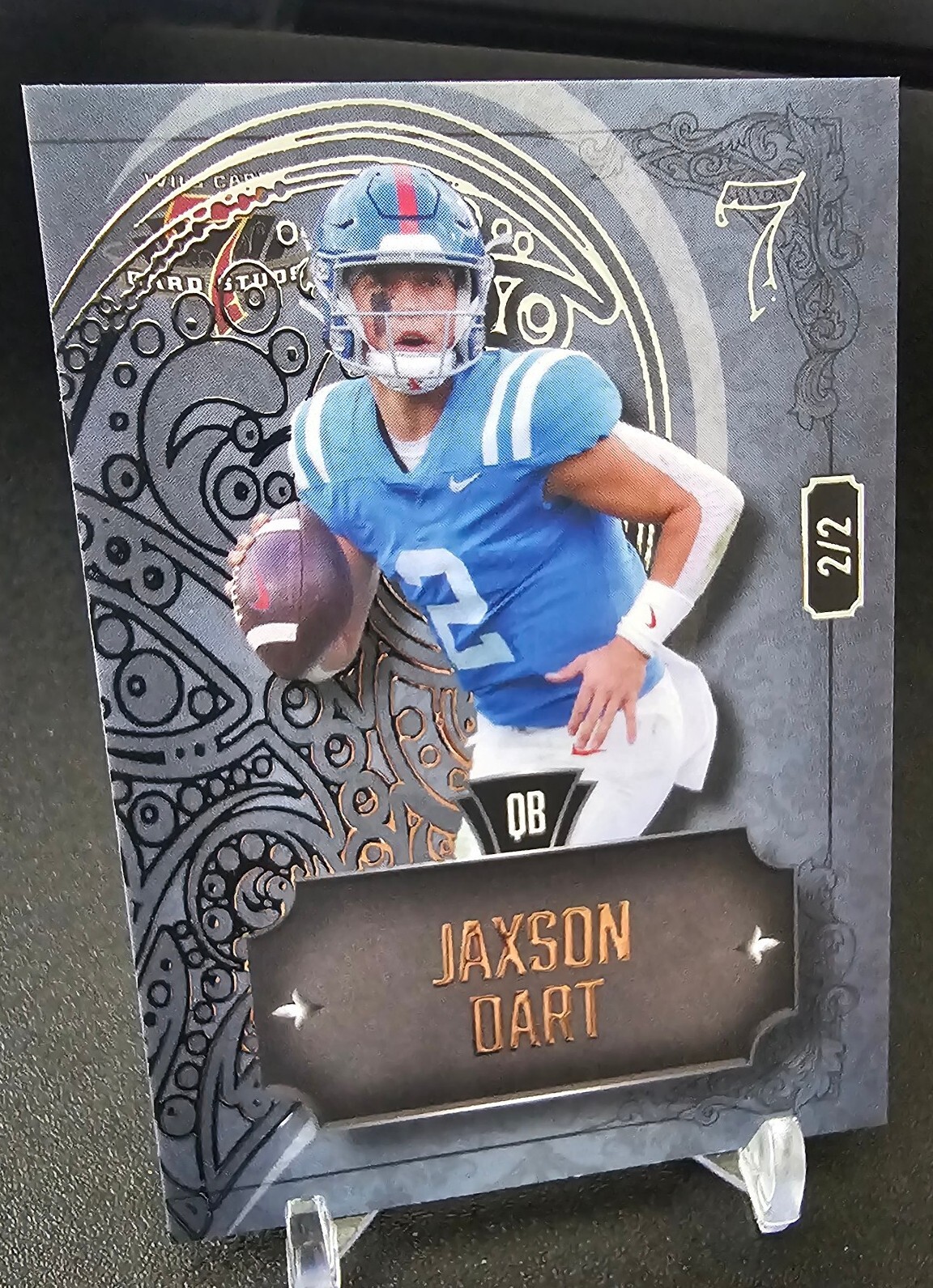 JAXSON DART 2023 Wild Card 7 Card Studs Black 2/2 JERSEY NUMBER eBay 1/ ...