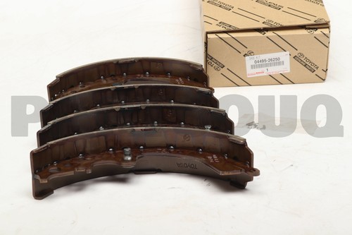 0449526250 Genuine Toyota SHOE KIT, BRAKE, RR 04495-26250 | eBay