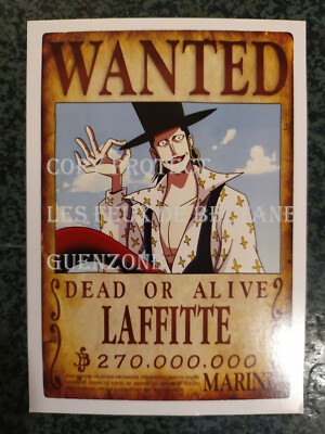 ONE PIECE LAFFITTE WANTED MARINE carte postale postcard | eBay