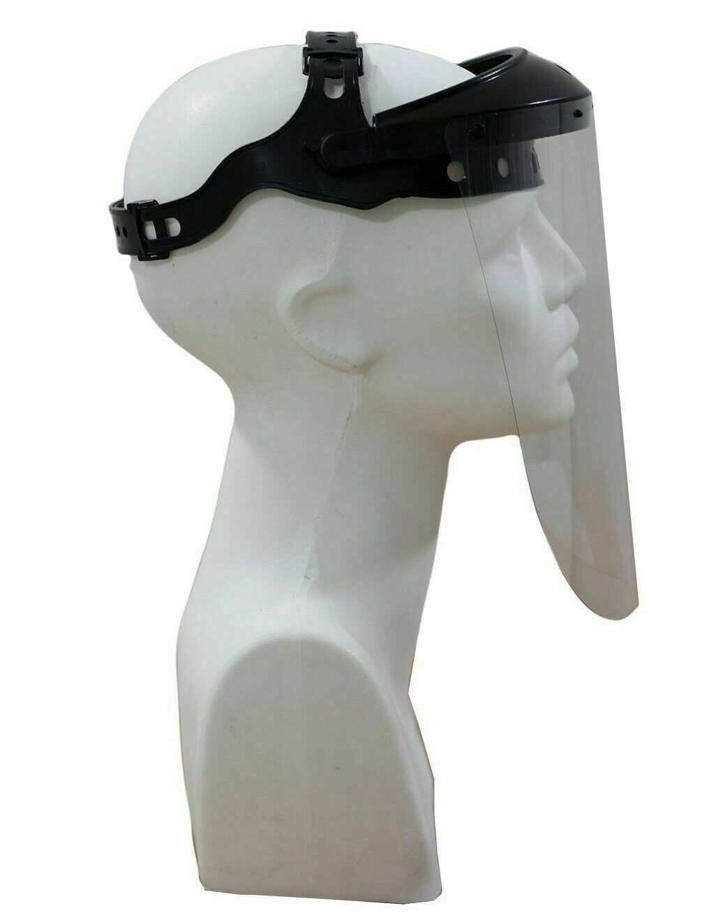 Face Shield Flip-Up Face Visor Reusable Rewashable Anti Fog Splash ...