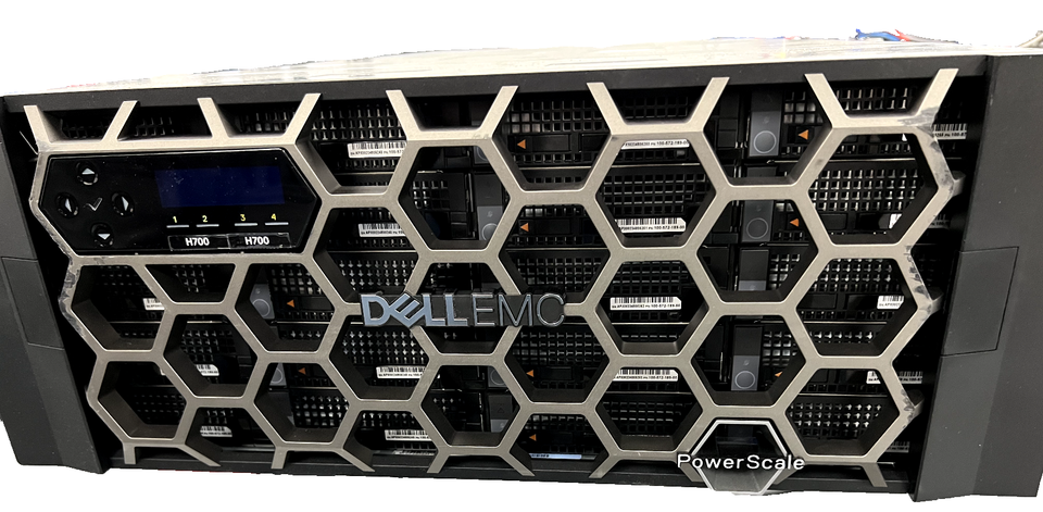 Dell EMC PowerScale H700-4U- 4 Node System, good battery risers. See ...