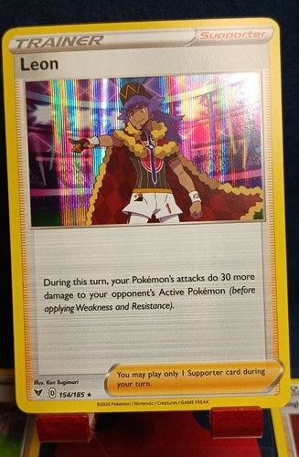 Pokemon Trainer Bundle - Leon Holo plus 12 additional Trainer Reverse ...