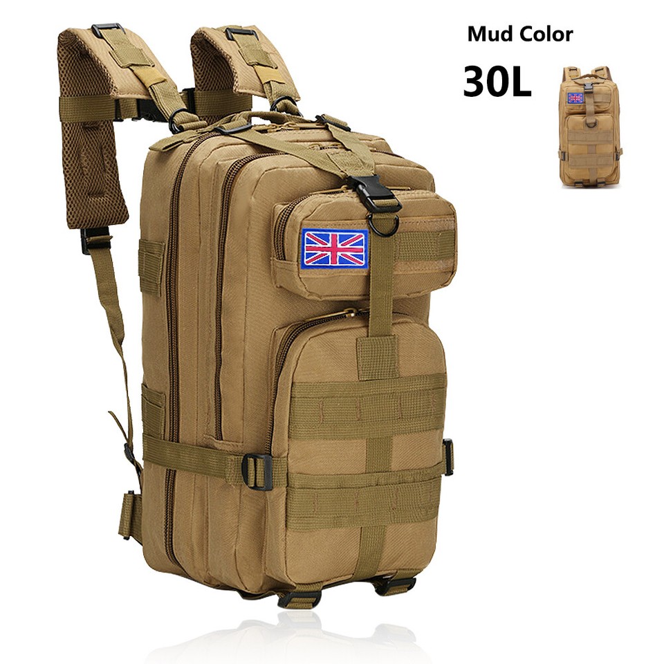 30L-120L Tactical Military Hiking Camping Backpack Trekking Army ...