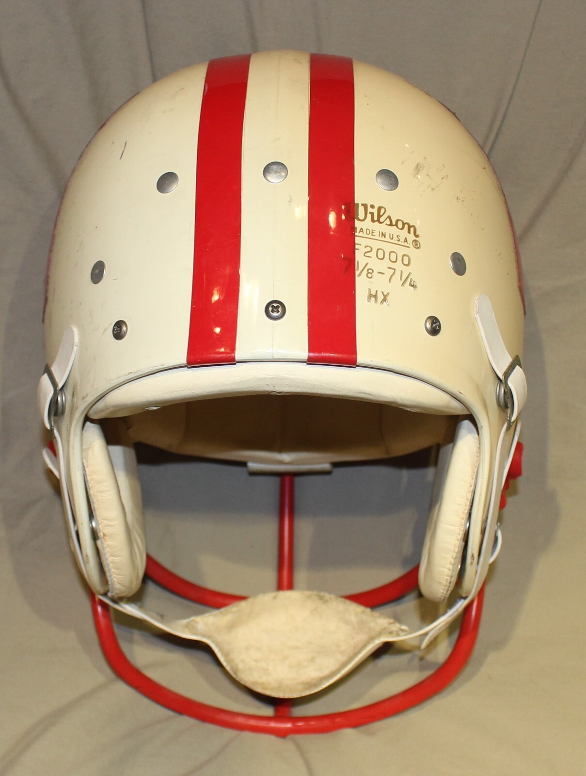 1978 - 1987 WISCONSIN BADGERS, WILSON F2000, FOOTBALL HELMET! NOS! RARE ...