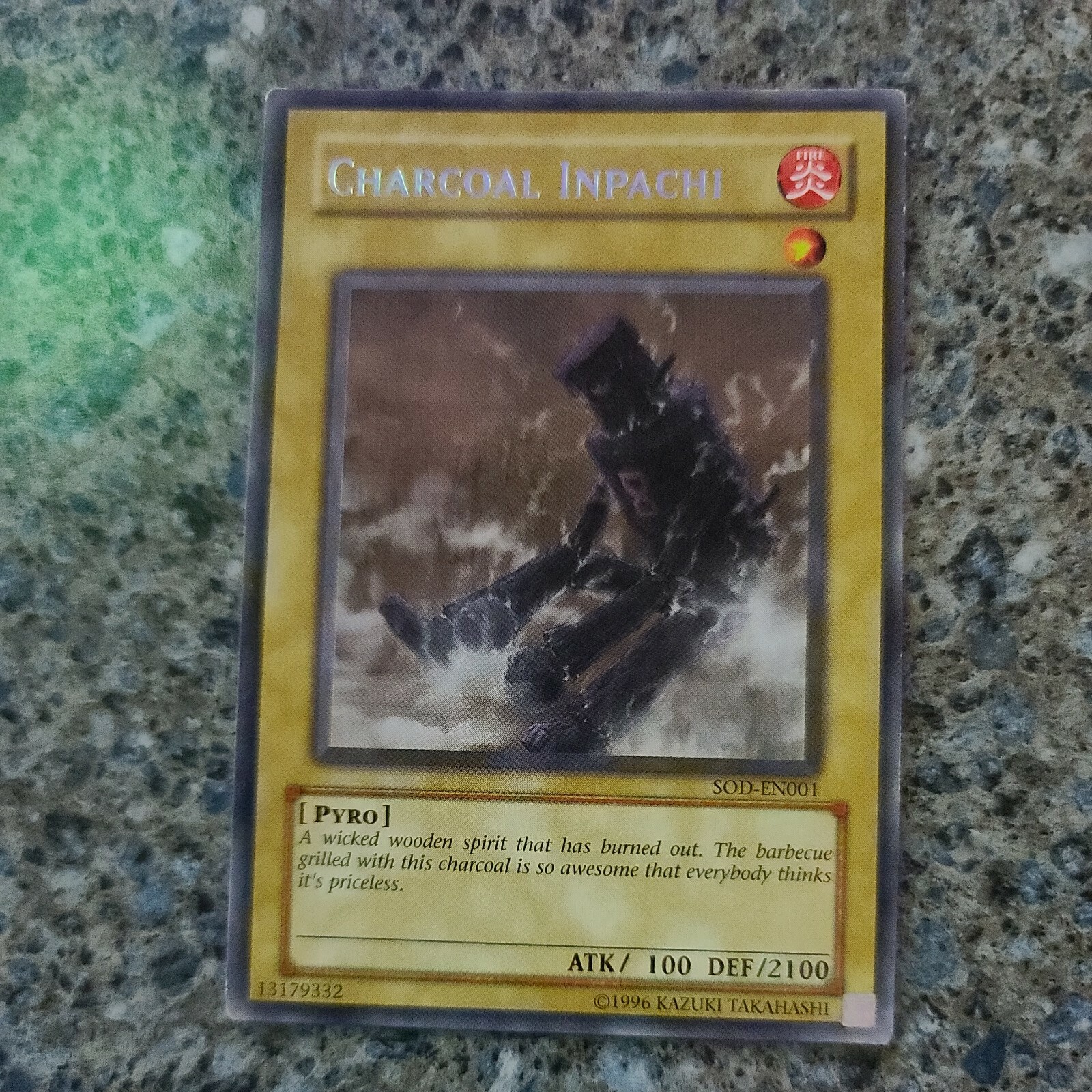 Yugioh Charcoal Inpachi Ultimate Rare LP SOD-EN001 | eBay