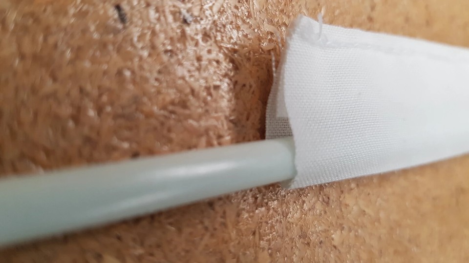 Roman Blind Rods 5x 114cm 4mm Fibreglass Rods with End Caps High ...