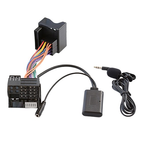 Car Bluetooth Audio Cable Adapter Mic Black Fit for Mercedes- W203 x164 ...