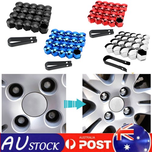 20pcs 17/19/21mm Car Wheel Screw Cap Decor Hub Screw Nut Covers ...