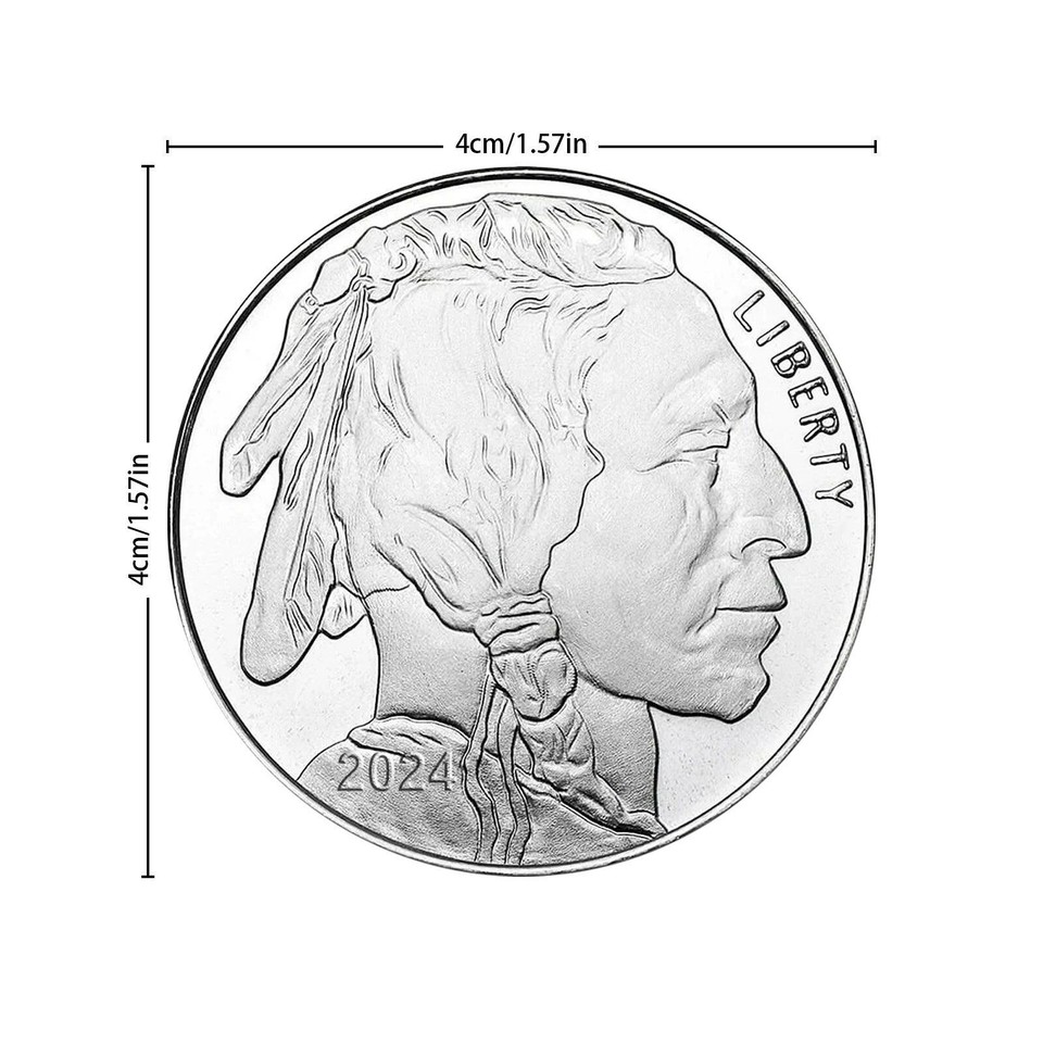 2024 Buffalo Silver Round Coin 1 Oz One Troy Ounce Silver Bullion | eBay