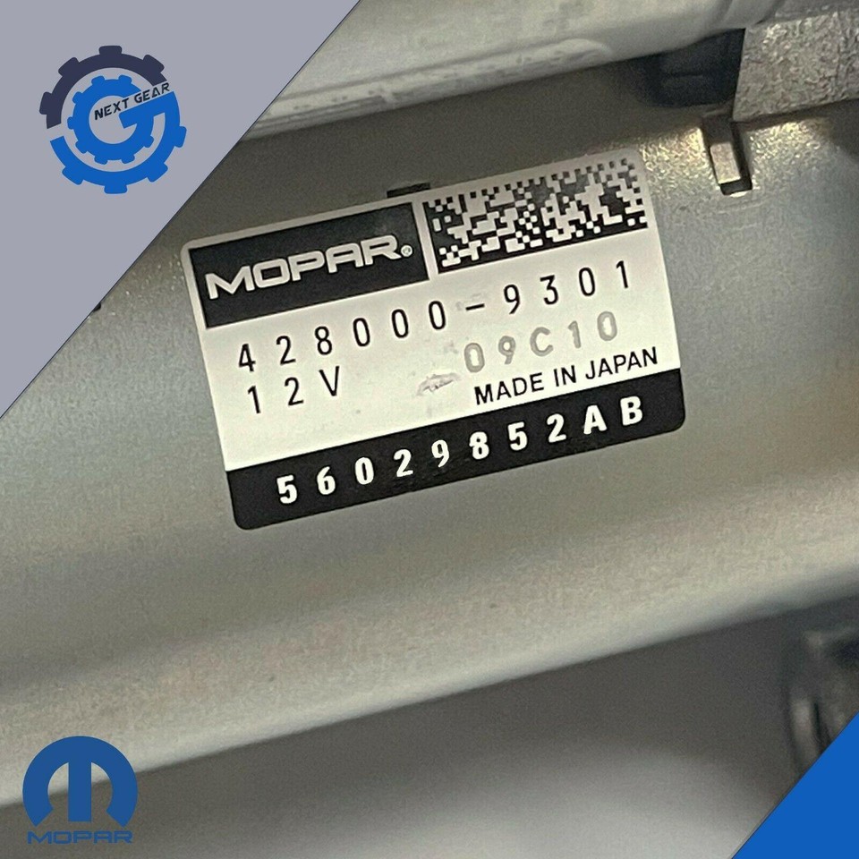 56029852AB NEW OEM Mopar Starter Motor Chrysler Dodge Jeep RAM 2012 ...
