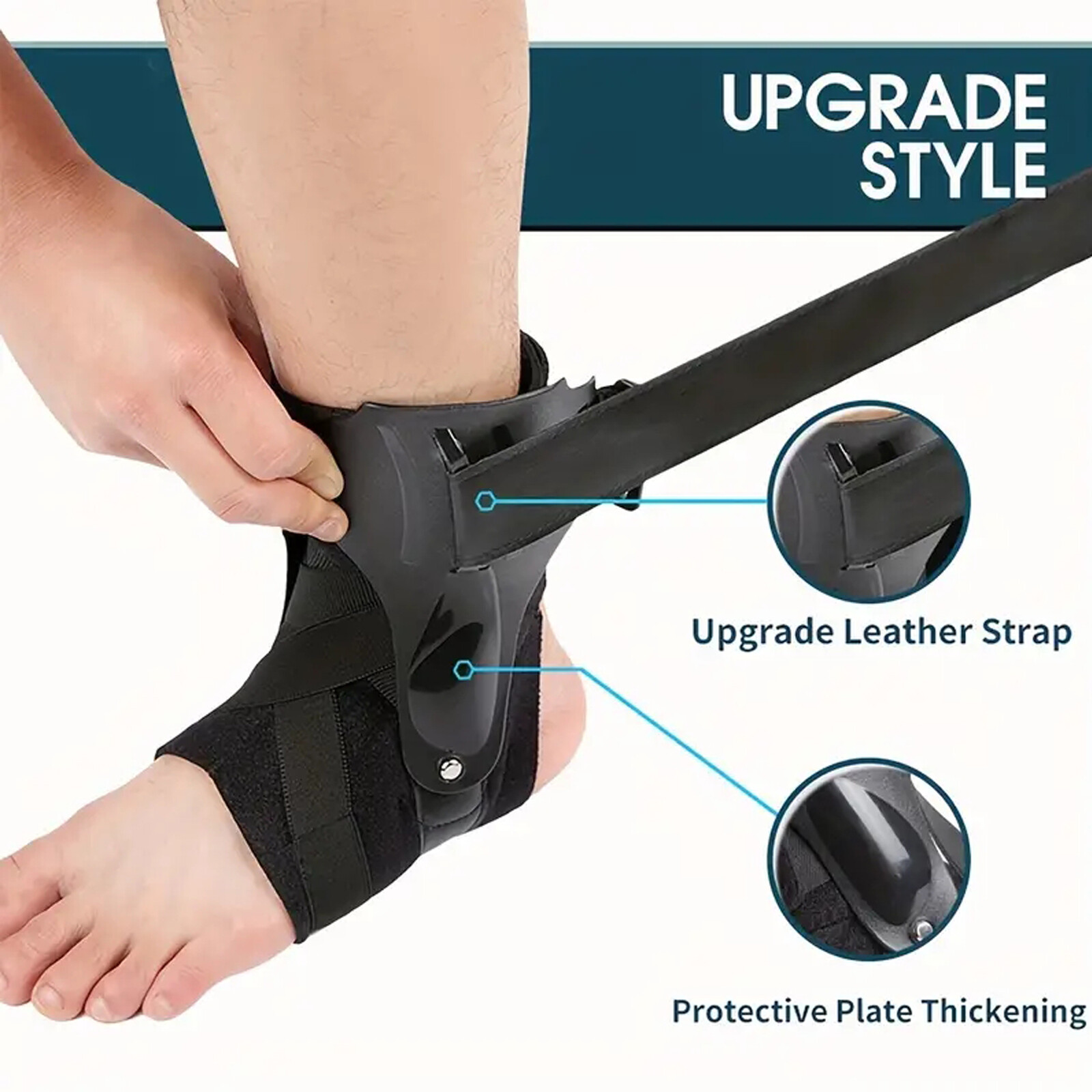 UK Foot Drop Ankle Brace Splint Orthotics Fracture Sprain Injury ...